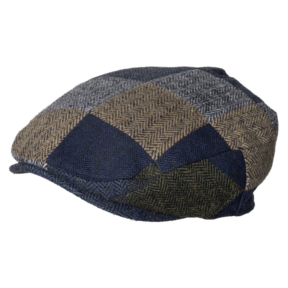 Patchwork Flat Cap | Mens Flat Caps | Shandon Hats