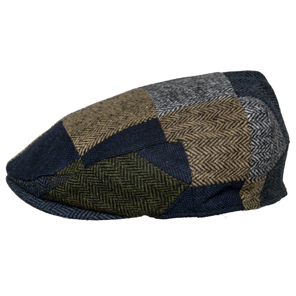 Patchwork Flat Cap | Mens Flat Caps | Shandon Hats